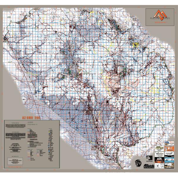 Arizona GMU 20C - FlatlineMaps 25 Map by Flatline Maps LLC | Avenza Maps