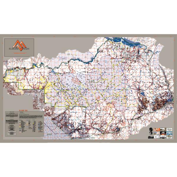 Arizona GMU 24B - FlatlineMaps 25 Map by Flatline Maps LLC | Avenza Maps