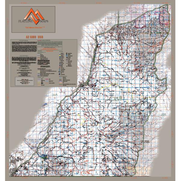 Arizona GMU 35B - FlatlineMaps 25 Map by Flatline Maps LLC | Avenza Maps