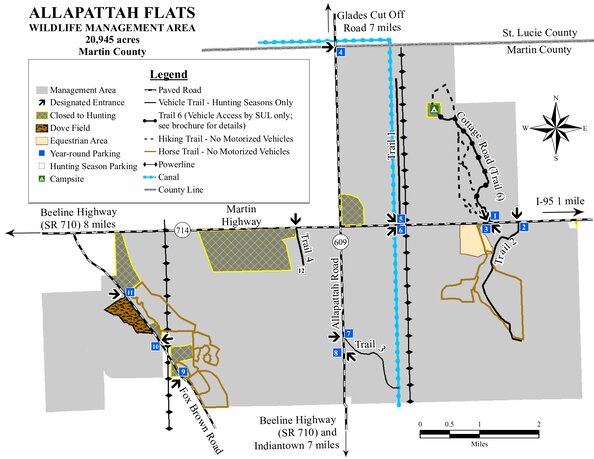 Allapattah Flats WMA Brochure Map by Florida Fish and Wildlife ...