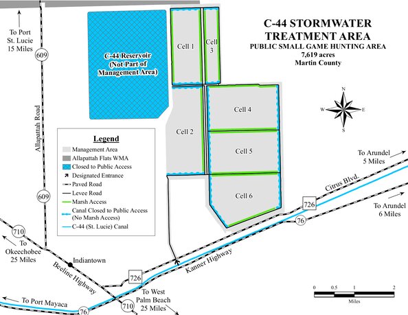 C-44 Stormwater Treatment Area PSGHA Brochure Map by Florida Fish and ...