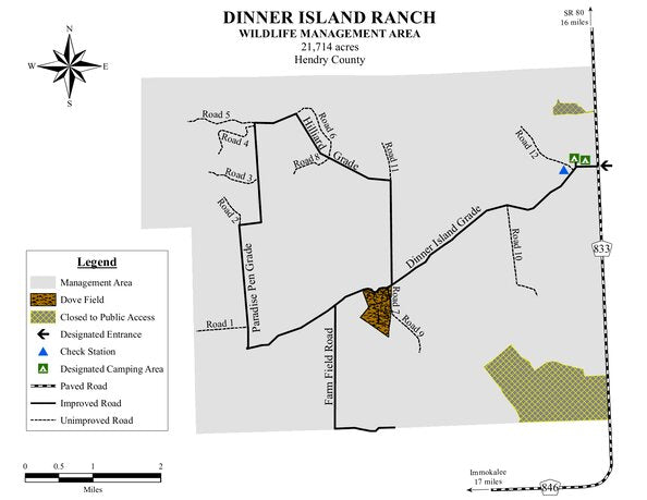 Dinner Island Ranch WMA Brochure Map by Florida Fish and Wildlife ...