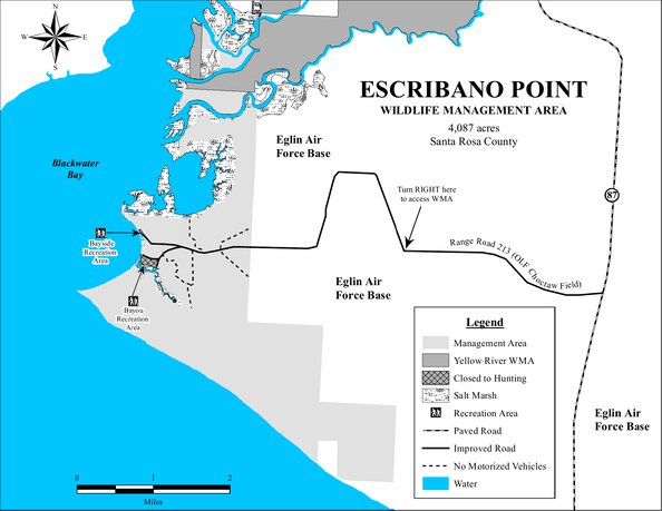 Escribano Point WMA Brochure Map by Florida Fish and Wildlife ...