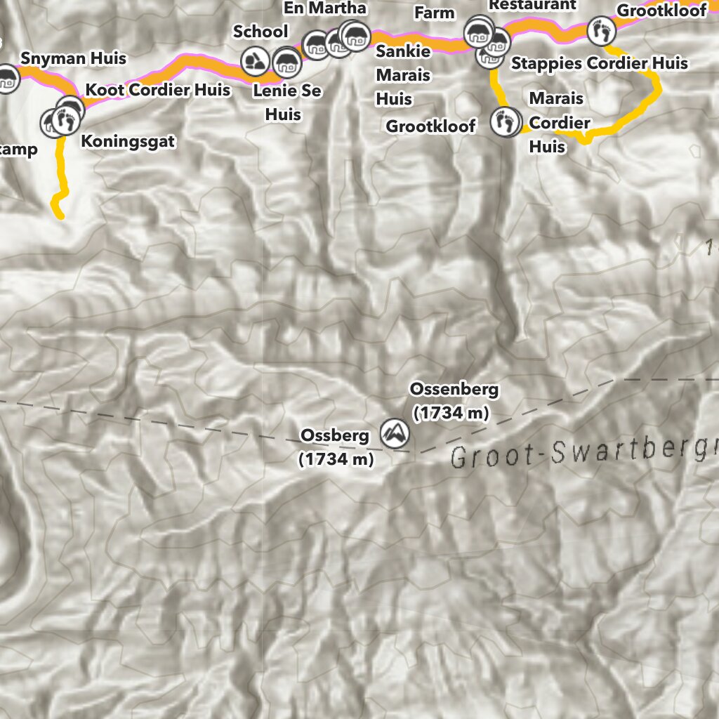 Swartberg Nature Reserve Map by Forge | Avenza Maps