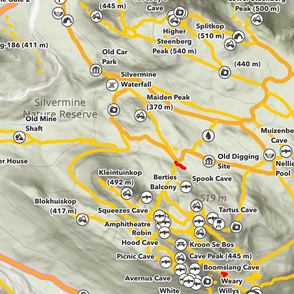 Table Mountain National Park - Central Map by Forge | Avenza Maps