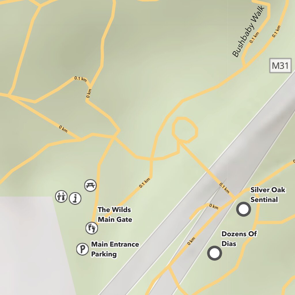 The Wilds Map by Forge | Avenza Maps