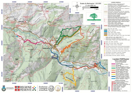 Fenestrelle - Mappa Turistica Map by Fraternali Editore | Avenza Maps