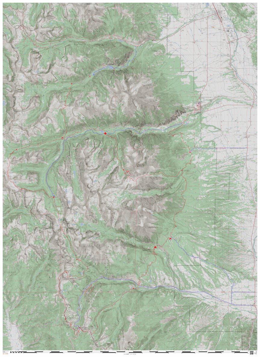 High Lonesome 100 Map by Freestone Endurance | Avenza Maps