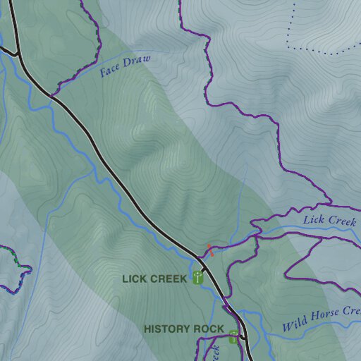 Hyalite Canyon Winter Recreation Map by Friends of Hyalite | Avenza Maps