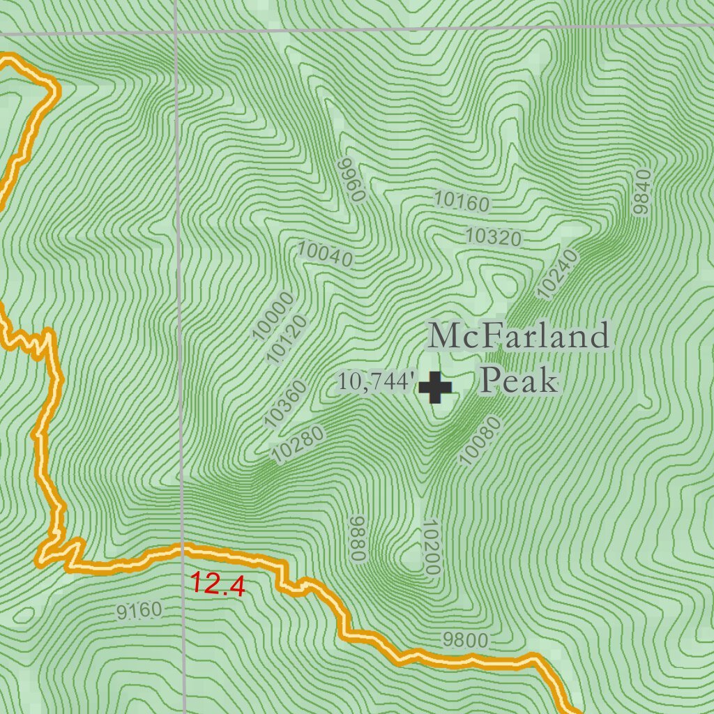 Spring Mountains National Recreation Area - Back Map by Friends of ...