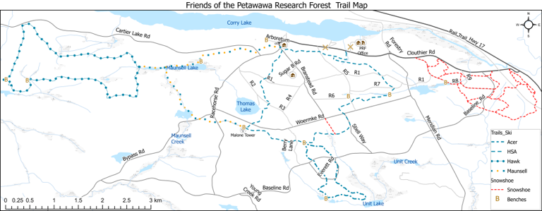PRF TrailMap Dec2025b Map by Friends of the Petawawa Research Forest ...