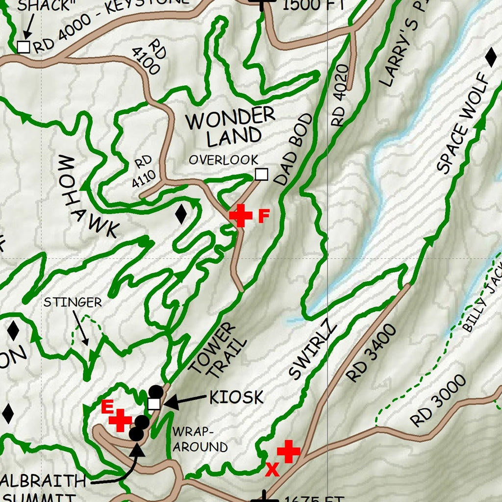Galbraith Mtn Trails Map 2024 Edition by Chris Behee | Avenza Maps