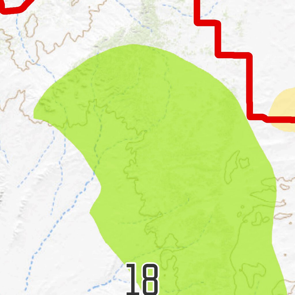 New Mexico Elk Range Map by Game Planner Maps | Avenza Maps