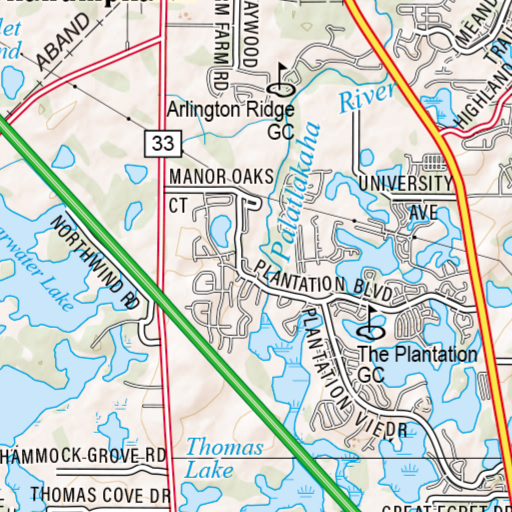 Florida Atlas & Gazetteer Page 91 Map by Garmin | Avenza Maps