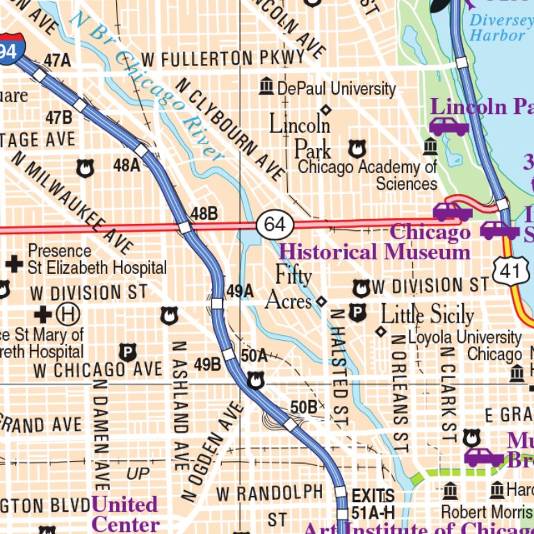 Illinois Atlas & Gazetteer Chicago Vicinity 2 Map by Garmin | Avenza Maps