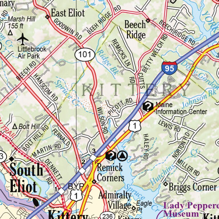 Maine Atlas & Gazetteer Map 1 by Garmin | Avenza Maps