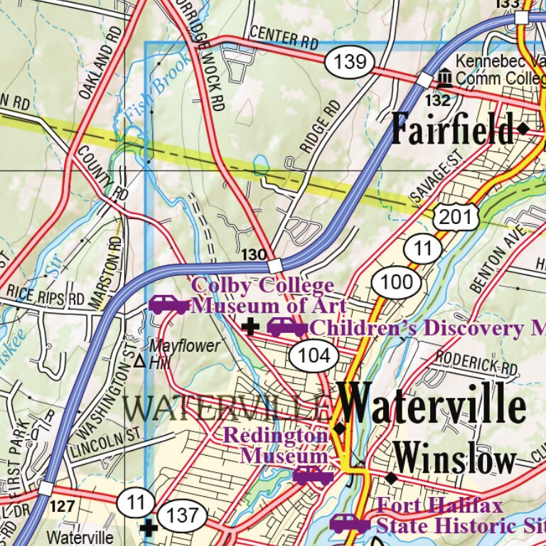 Maine Atlas & Gazetteer Map 21 by Garmin | Avenza Maps
