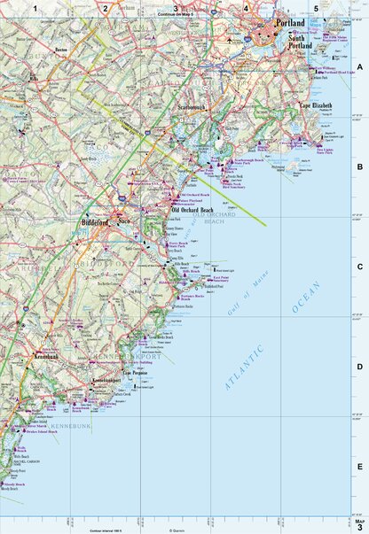 Maine Atlas & Gazetteer Map 3 by Garmin | Avenza Maps