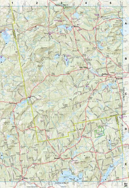 Maine Atlas & Gazetteer Map 31 by Garmin | Avenza Maps