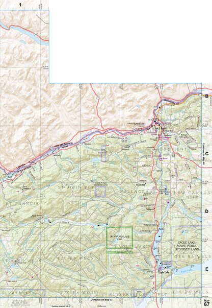 Maine Atlas & Gazetteer Map 67 by Garmin | Avenza Maps