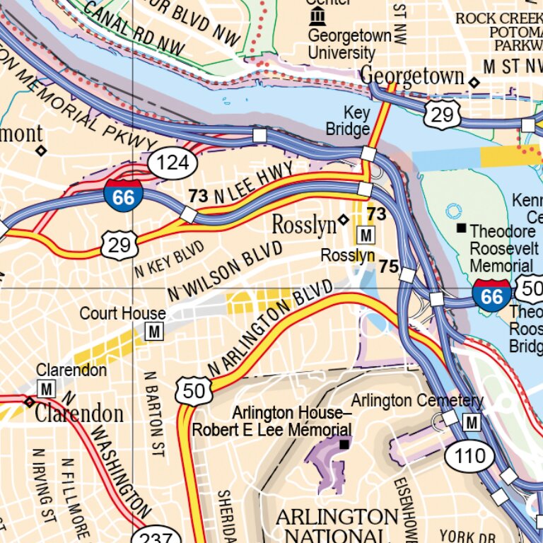 Maryland/Delaware Atlas & Gazetteer Washington, DC 1 Map by Garmin ...