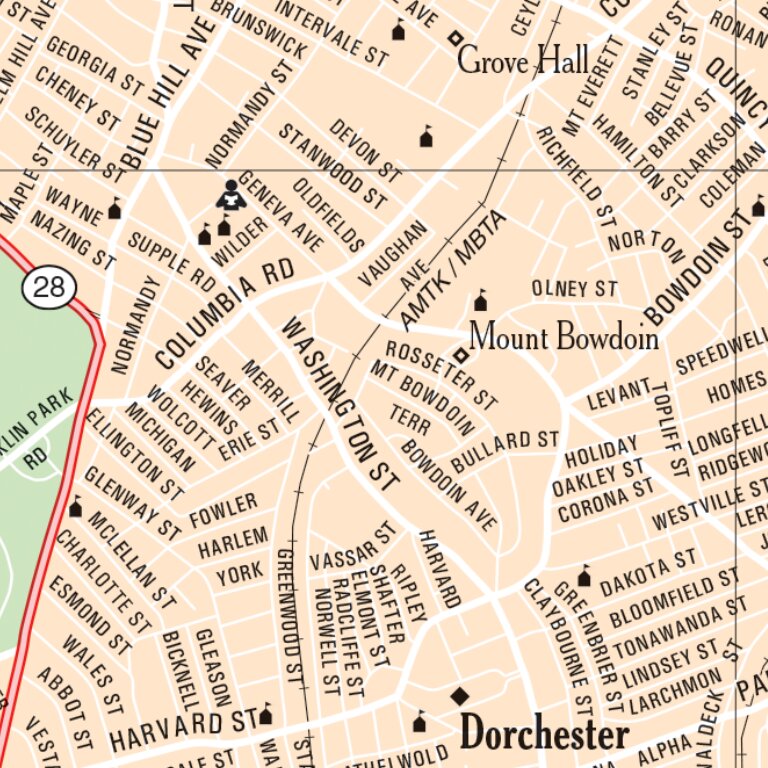 Massachusetts Atlas & Gazetteer- Boston 2 Map by Garmin | Avenza Maps