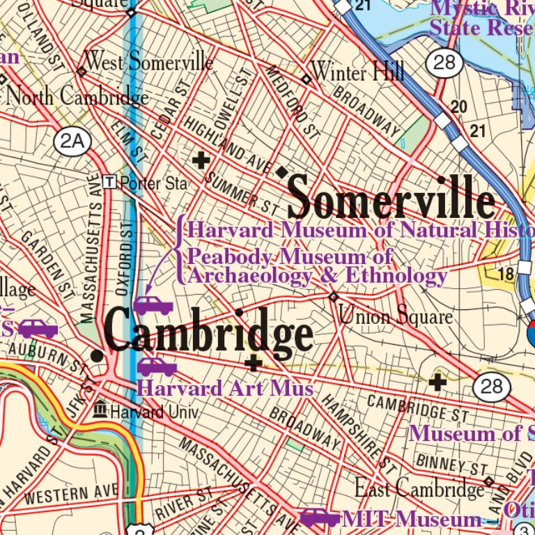 Massachusetts Atlas & Gazetteer Page 43 Map by Garmin | Avenza Maps