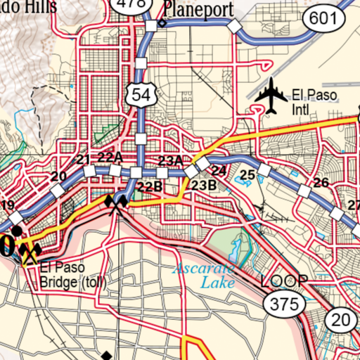 New Mexico Atlas & Gazetteer Page 55 Map by Garmin | Avenza Maps