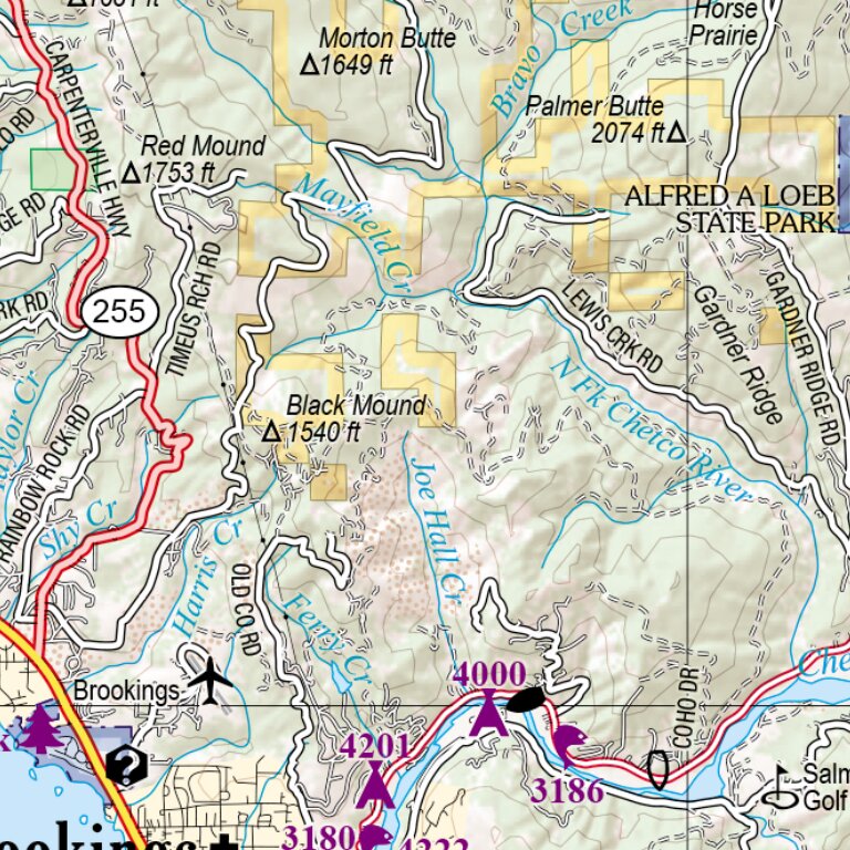 Oregon Atlas & Gazetteer Page 65 Map by Garmin | Avenza Maps