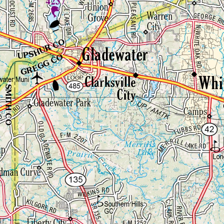 Texas Atlas & Gazetteer Page 71 Map by Garmin | Avenza Maps