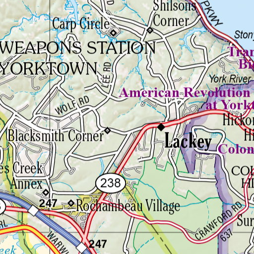 Virginia Atlas & Gazetteer Page 75 Map by Garmin | Avenza Maps