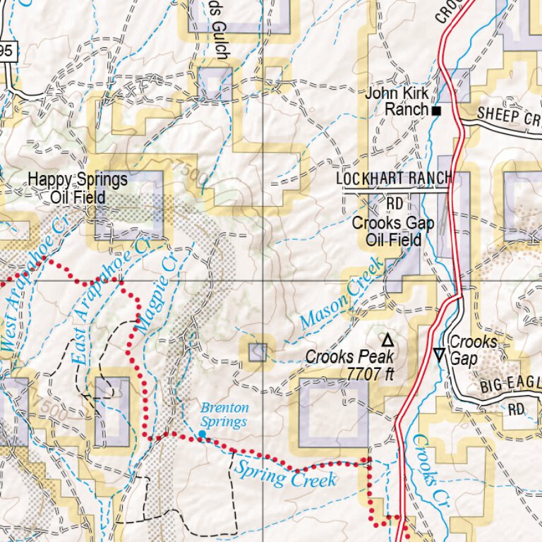 Wyoming Atlas & Gazetteer Page 46 Map by Garmin | Avenza Maps