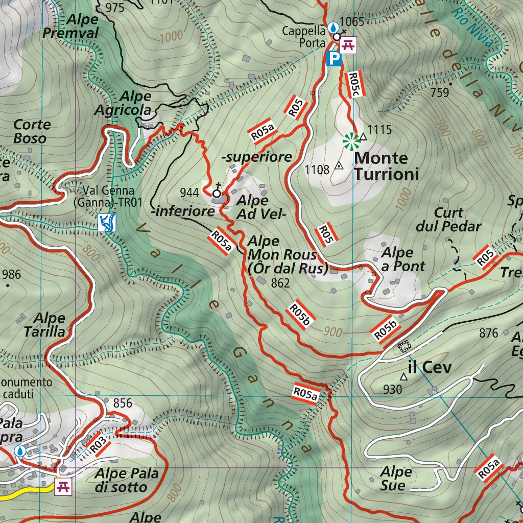 115 Alto Verbano hiking Map 1:25000 by Geo4map | Avenza Maps