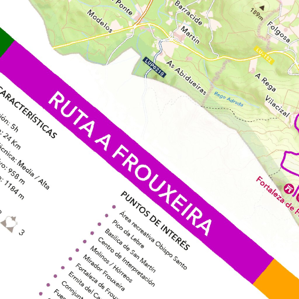 FOZ | CARTOGRAFÍA DE RUTAS DE SENDERISMO Map by Geochart | Avenza Maps