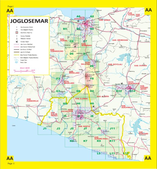 Joglosemar Map by Georof Map Services | Avenza Maps