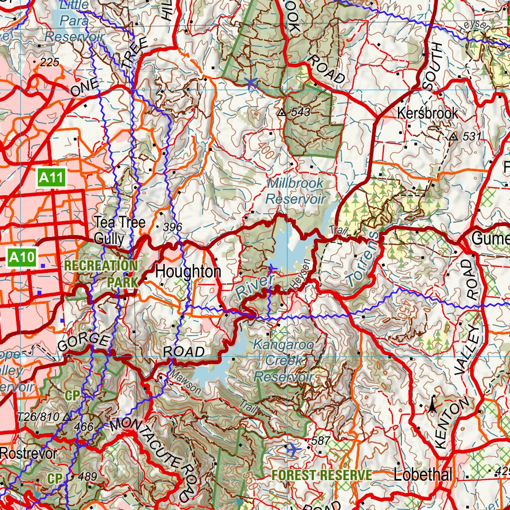 Adelaide I5409 Map by Geoscience Australia | Avenza Maps