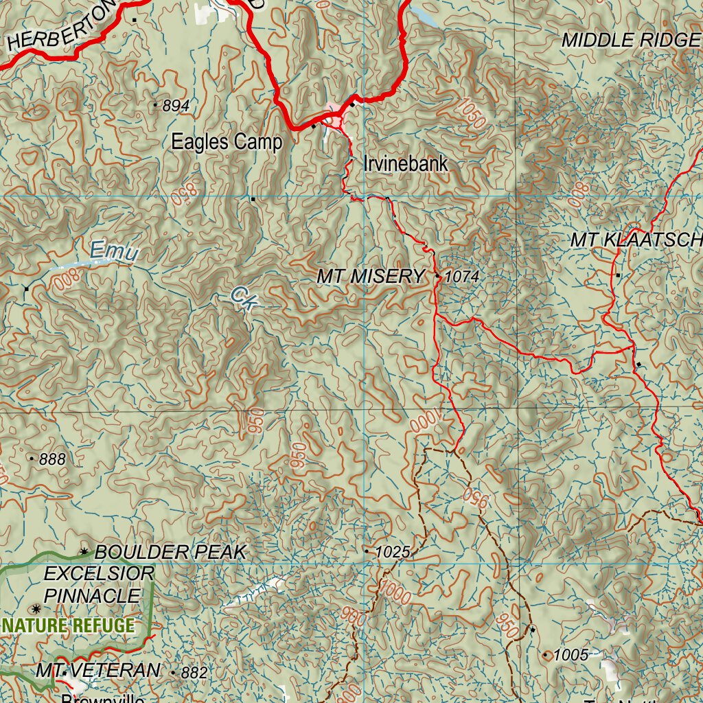Atherton E5505 Map by Geoscience Australia | Avenza Maps