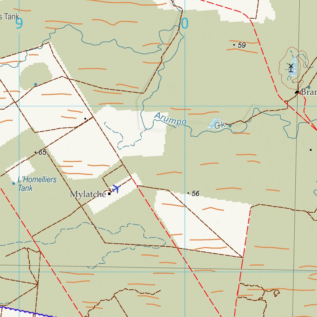 Balranald I5412 Map by Geoscience Australia | Avenza Maps