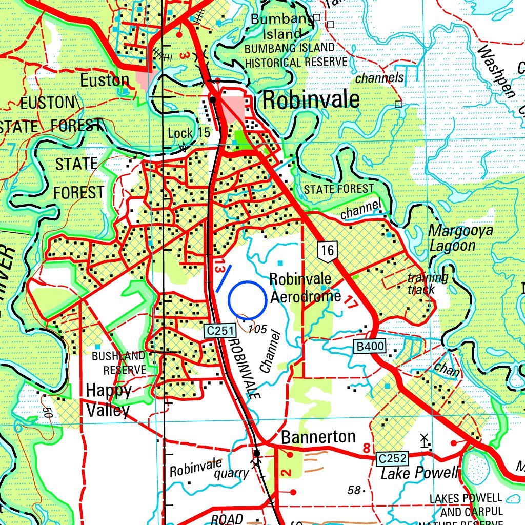 Balranald SI54 - 12 Map by Geoscience Australia | Avenza Maps