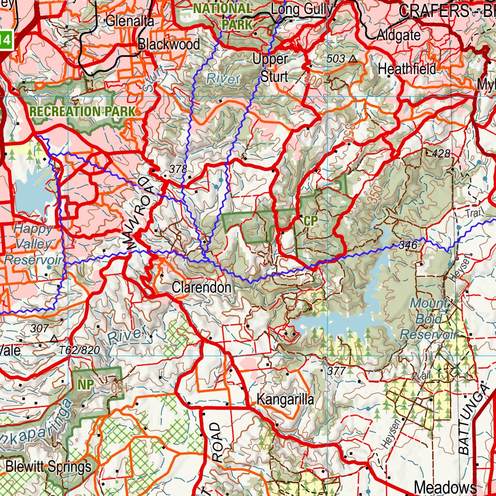 Barker I5413 Map by Geoscience Australia | Avenza Maps