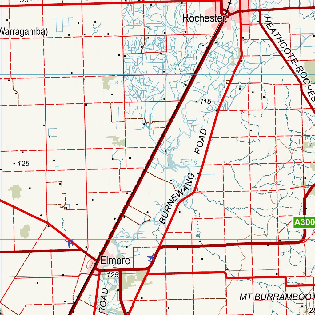 Bendigo J5501 Map by Geoscience Australia | Avenza Maps