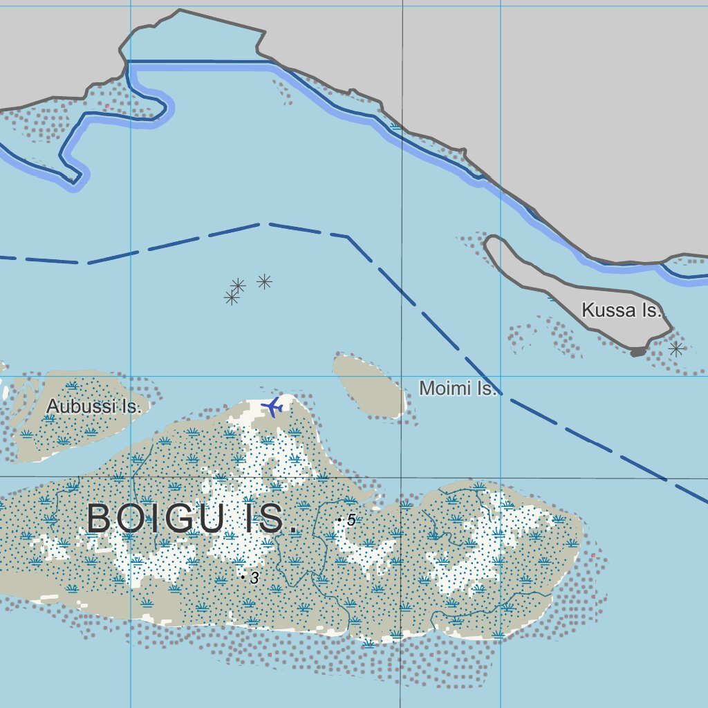 Boigu C5407 Map by Geoscience Australia | Avenza Maps