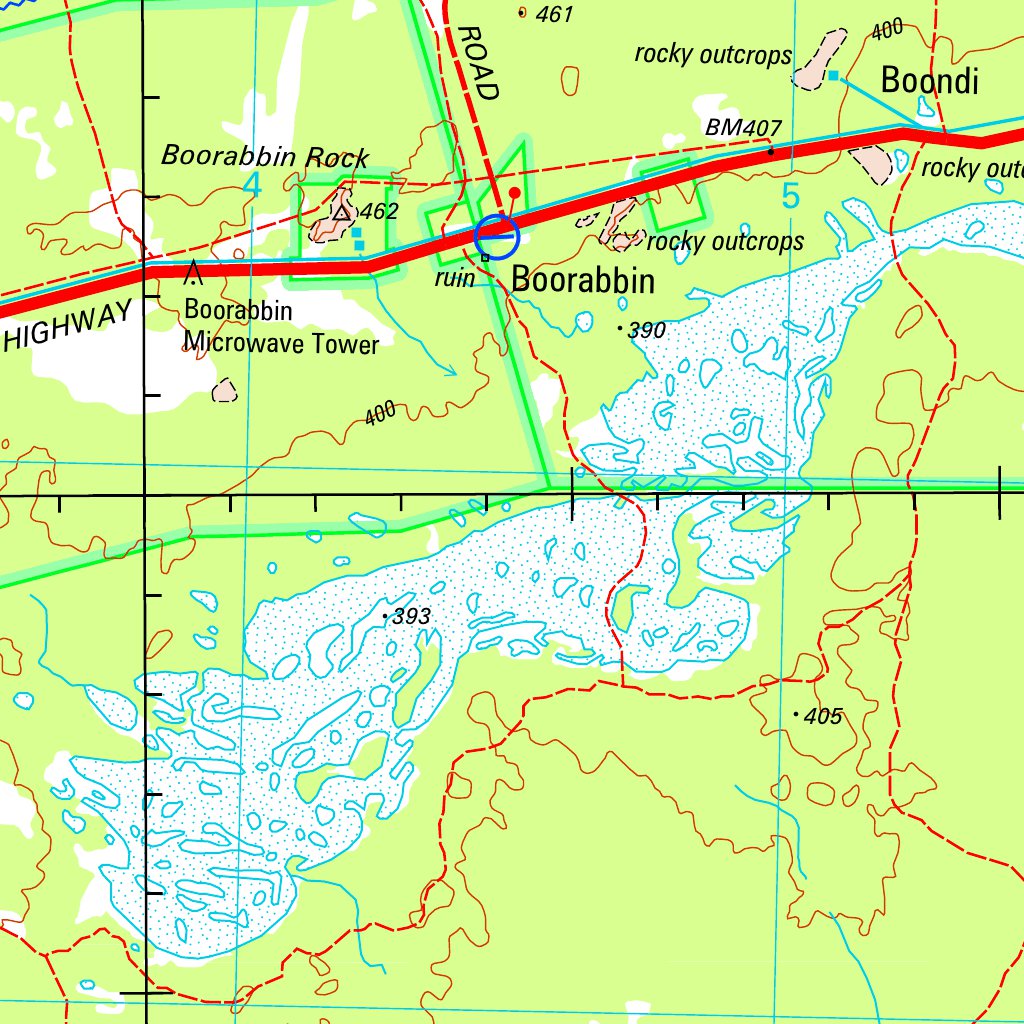 Boorabbin SH51 - 13 Map by Geoscience Australia | Avenza Maps