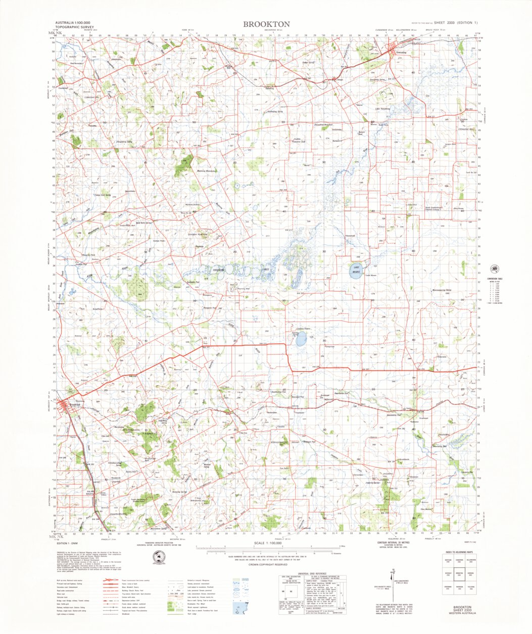 Brookton (2333) Map by Geoscience Australia | Avenza Maps
