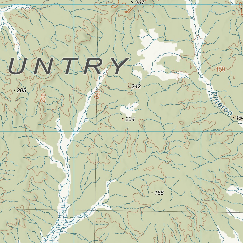 Bulloo H5404 Map by Geoscience Australia | Avenza Maps