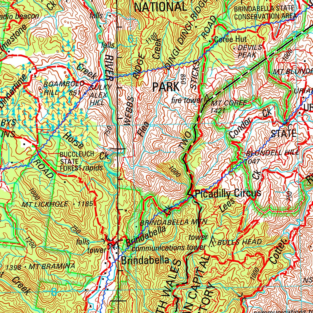 Canberra - SI55-16 Map by Geoscience Australia | Avenza Maps
