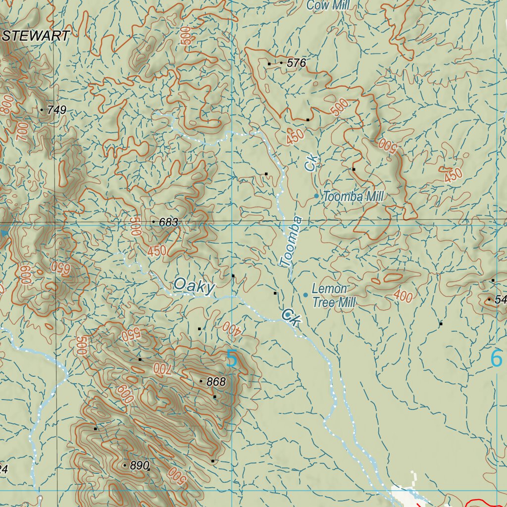 Charters Towers F5502 Map by Geoscience Australia | Avenza Maps