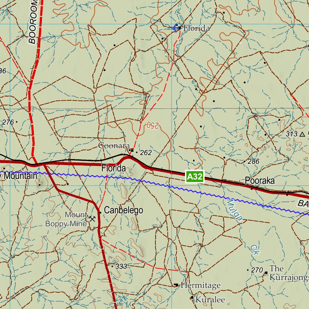 Cobar H5514 Map by Geoscience Australia | Avenza Maps