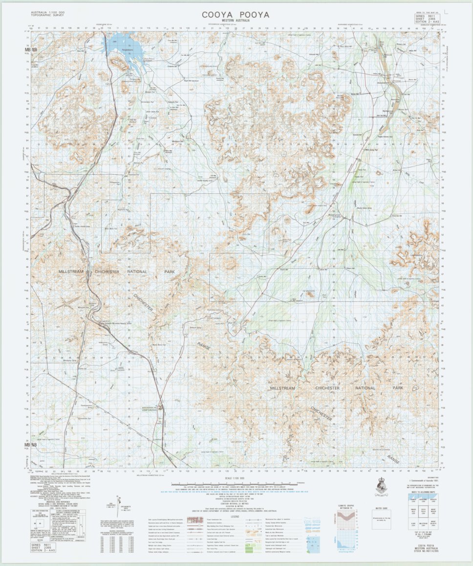Cooya Pooya (2355) Map by Geoscience Australia | Avenza Maps