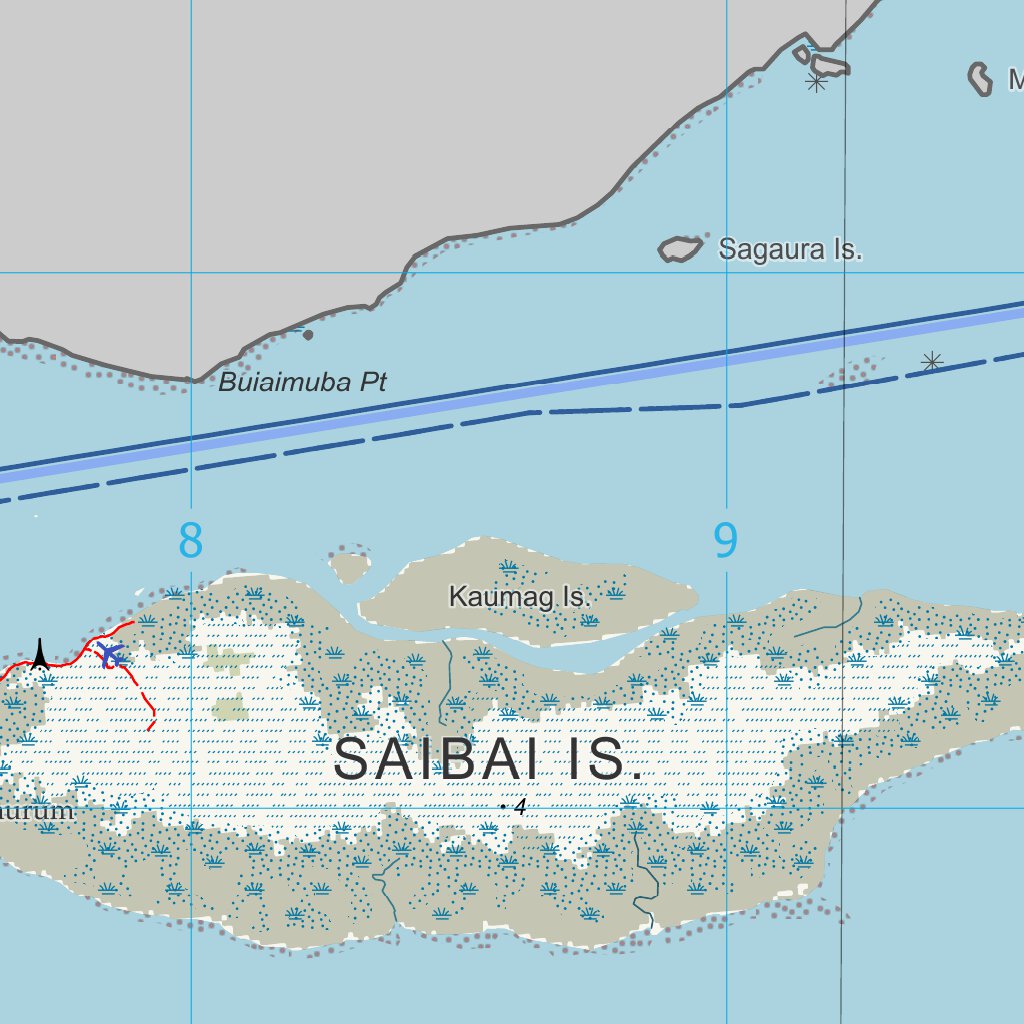 Daru C5408 Map by Geoscience Australia | Avenza Maps